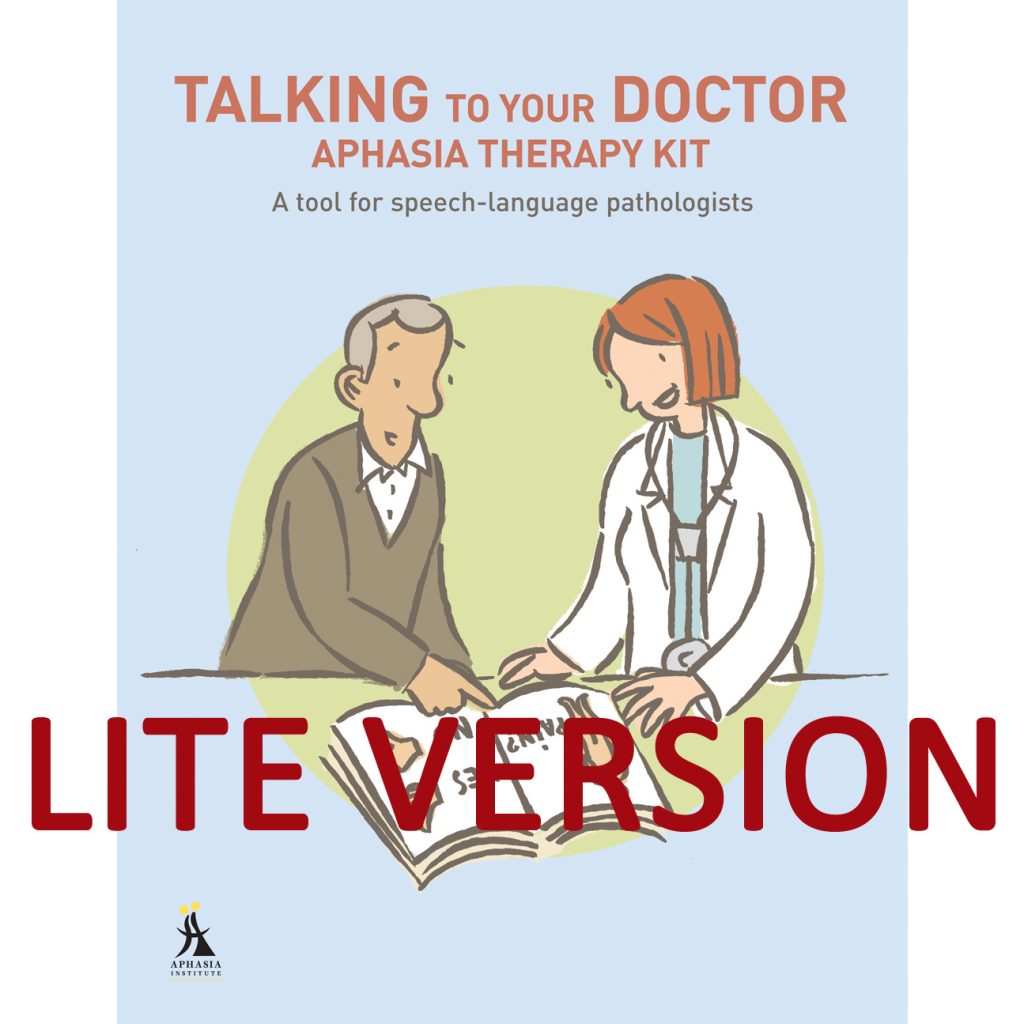 Talking To Your Doctor Aphasia Therapy Kit (Lite Version) – Aphasia ...
